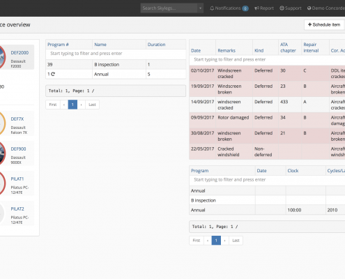 Modules & Mobile Apps » Skylegs Aviation Management Software